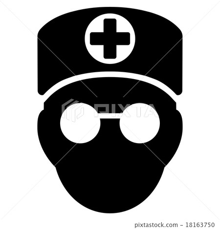 Doctor Head Icon - Stock Illustration [18163750] - PIXTA