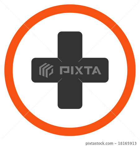 Rounded Plus Icon - Stock Illustration [18165913] - PIXTA