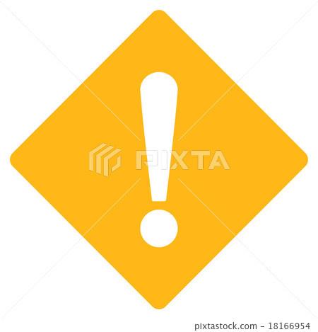 Error flat yellow color icon - Stock Illustration [18166954] - PIXTA