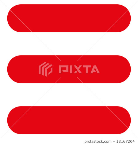 Stack flat red color icon - Stock Illustration [18167204] - PIXTA