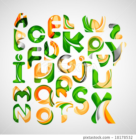 Collection of alphabet letters logos design - Stock Illustration ...
