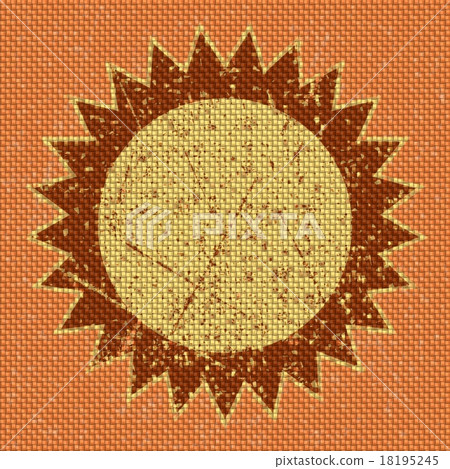 knit yellow sun symbol seamless pattern texture - Stock Illustration ...