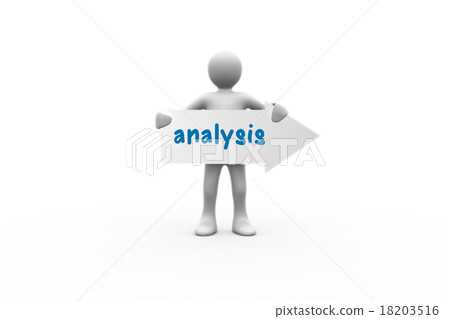 Analysis against white background with vignette - Stock Illustration ...