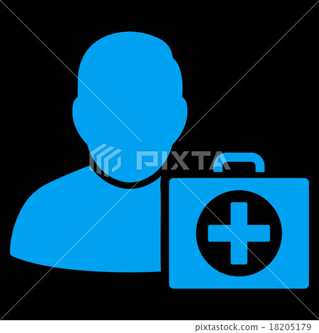 First Aid Man Icon - Stock Illustration [18205179] - PIXTA