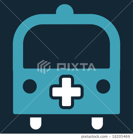 Medical Bus Icon - Stock Illustration [18205469] - PIXTA