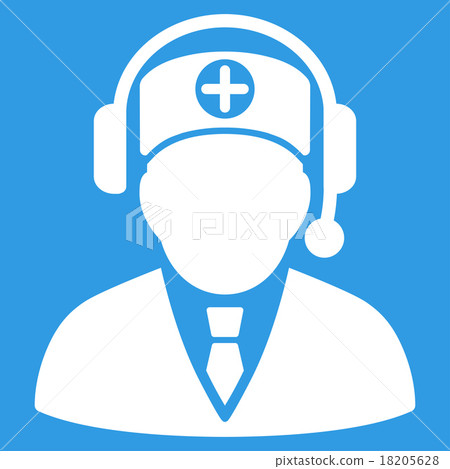 Medical Operator Icon - Stock Illustration [18205628] - PIXTA