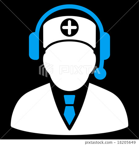 Medical Operator Icon - Stock Illustration [18205649] - PIXTA