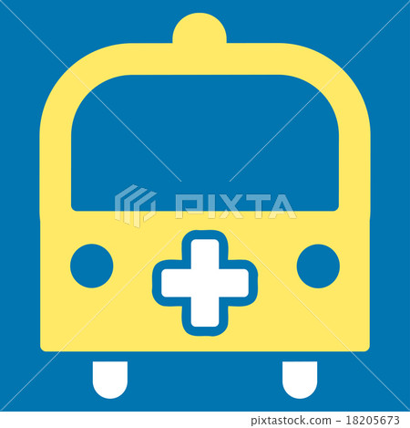 Medical Bus Icon - Stock Illustration [18205673] - PIXTA