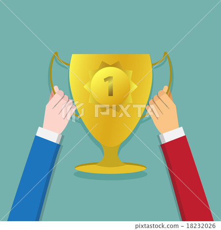 Team win, Win together. contest for winner - Stock Illustration ...