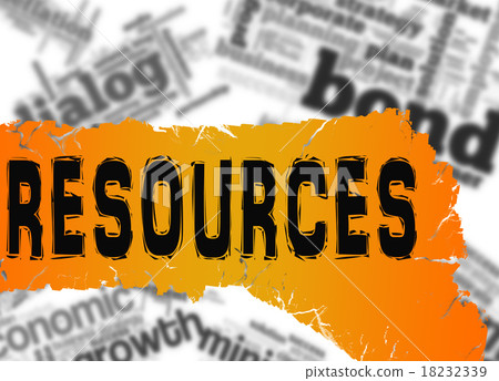 Word cloud with resources word - Stock Illustration [18232339] - PIXTA