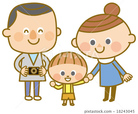 Family camera - Stock Illustration [18243045] - PIXTA