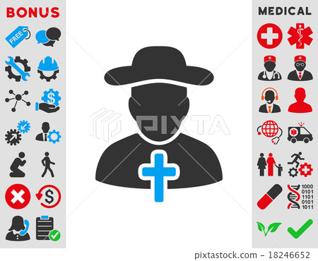 Cleric Icon - Stock Illustration [18246652] - PIXTA