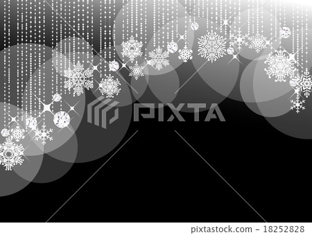 Snow crystal diamond background - Stock Illustration [18252828] - PIXTA