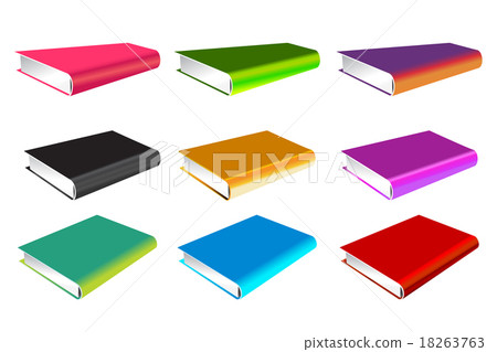 Book 3d vector illustration isolated on white - Stock Illustration ...