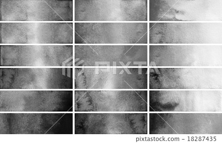 Gray watercolor gradient rectangles - Stock Illustration [18287435] - PIXTA