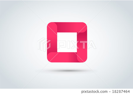 Abstract square logo vector template - Stock Illustration [18287464 ...