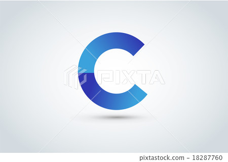 C letter vector icon template - Stock Illustration [18287760] - PIXTA