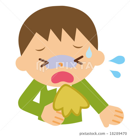 Vomiting child - Stock Illustration [18289470] - PIXTA