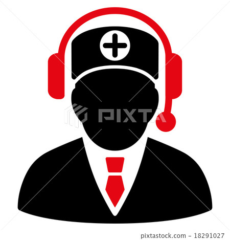 Medical Operator Icon - Stock Illustration [18291027] - PIXTA