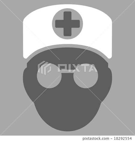 Doctor Head Icon - Stock Illustration [18292554] - PIXTA