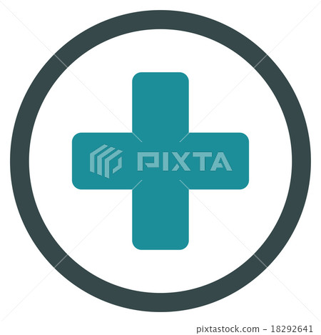 Rounded Plus Icon - Stock Illustration [18292641] - PIXTA