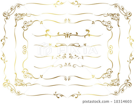 vector, vectors, ruffled border - Stock Illustration [18314603] - PIXTA