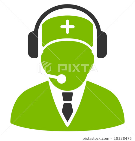 Emergency Operator Icon - Stock Illustration [18328475] - PIXTA