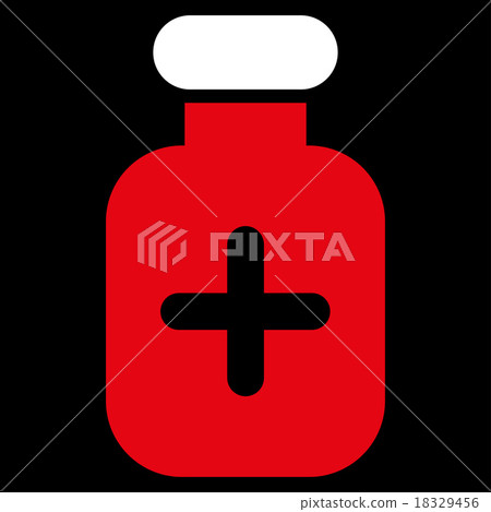 Medication Vial Icon - Stock Illustration [18329456] - PIXTA
