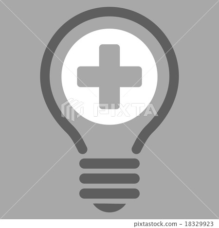 Medical Bulb Icon - Stock Illustration [18329923] - PIXTA
