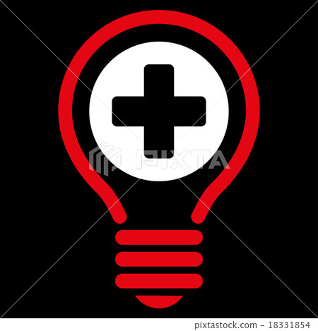Medical Bulb Icon - Stock Illustration [18331854] - PIXTA