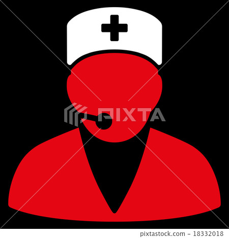 Medical Operator Icon - Stock Illustration [18332018] - PIXTA