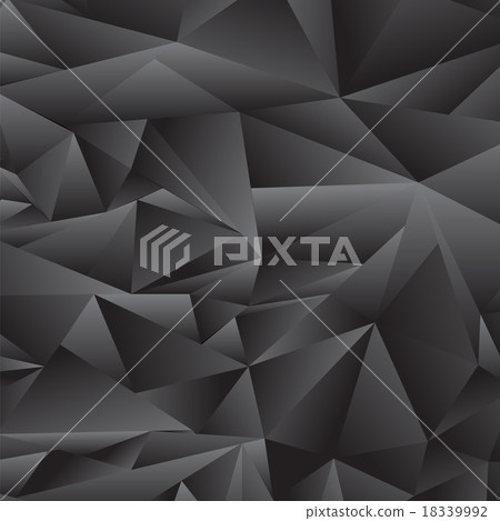 Abstract Grey Polygonal Pattern - Stock Illustration [18339992] - PIXTA