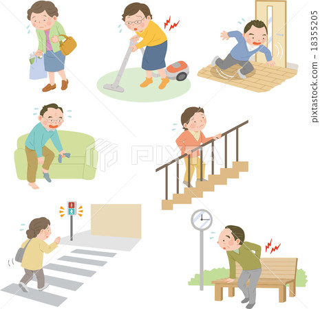Locomo Syndrome - Stock Illustration [18355205] - PIXTA