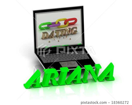 ARIANA- Name Family bright letters near Notebook-插圖素材 [18360272] - PIXTA圖庫