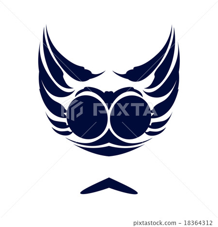 Dark blue logo - Stock Illustration [18364312] - PIXTA