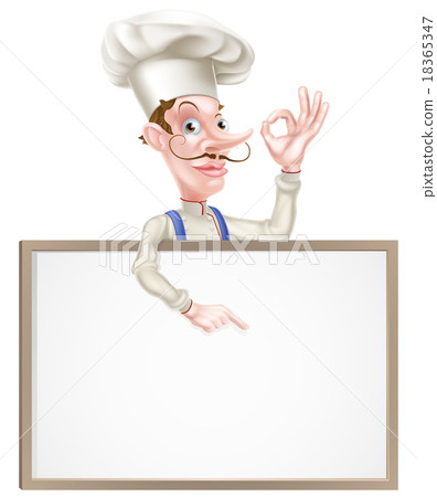 Chef Perfect Sign Pointing - Stock Illustration [18365347] - PIXTA