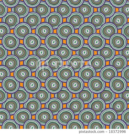 Vector abstract green irregular circles pattern - Stock Illustration ...