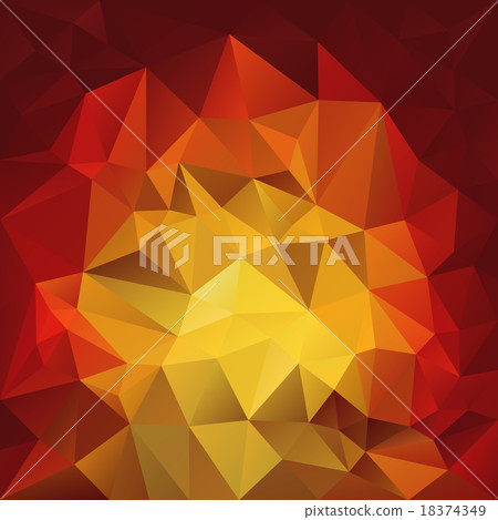 vector polygonal background triangular fire flames - Stock Illustration ...