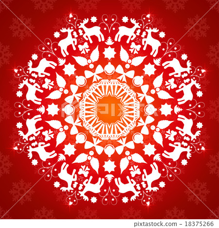 Abstract snowflake vector - Stock Illustration [18375266] - PIXTA