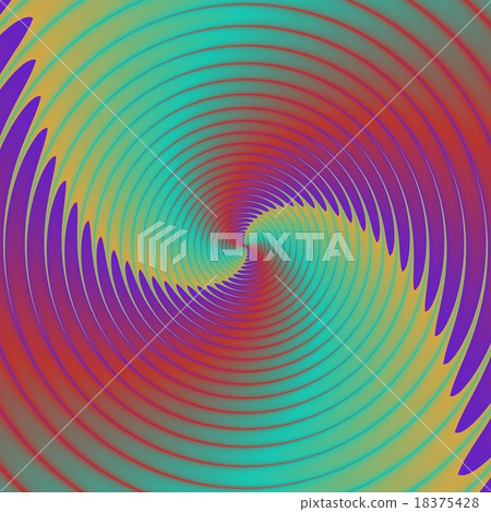 Psycho floral pattern generated texture - Stock Illustration [18375428 ...