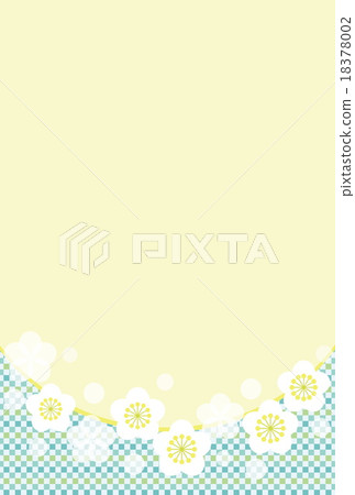 White plum grid - Stock Illustration [18378002] - PIXTA