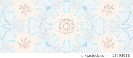Light blue kaleidoscope background - Stock Illustration [18393918] - PIXTA