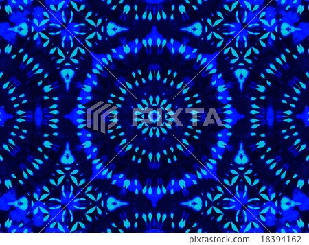 Light blue kaleidoscope background - Stock Illustration [18394162] - PIXTA