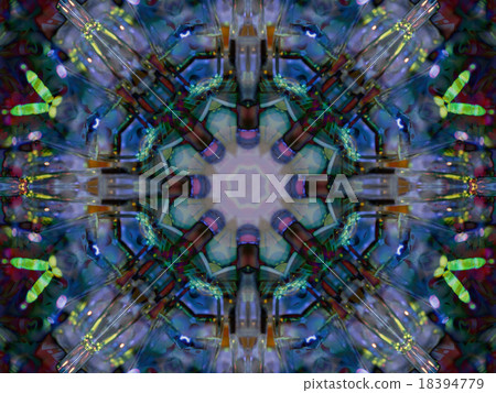 abstract colorful seamless pattern kaleidoscope - Stock Illustration ...