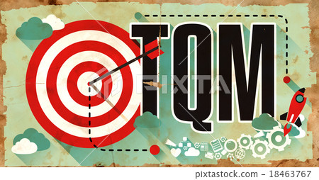 TQM Concept. Poster in Flat Design. - Stock Illustration [18463767] - PIXTA