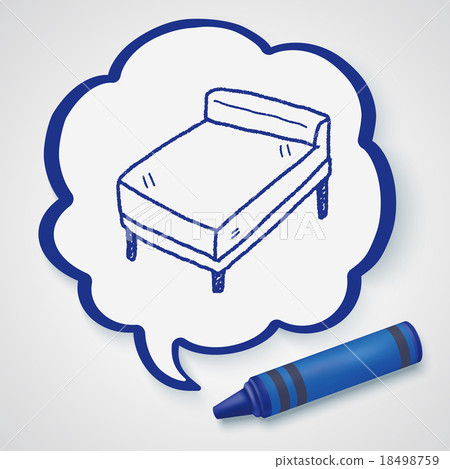 bed doodle - Stock Illustration [18498759] - PIXTA