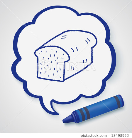 toast doodle drawing - Stock Illustration [18498933] - PIXTA