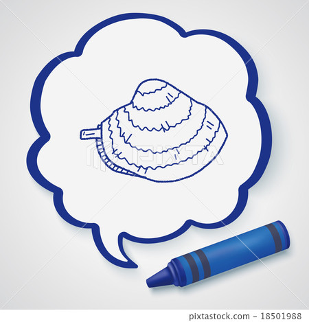 clam doodle - Stock Illustration [18501988] - PIXTA