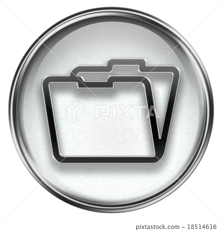 woman icon grey, isolated on white background. - Stock Illustration ...