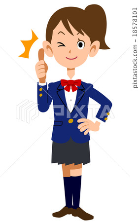 Female student to do a sum-up - Stock Illustration [18578101] - PIXTA